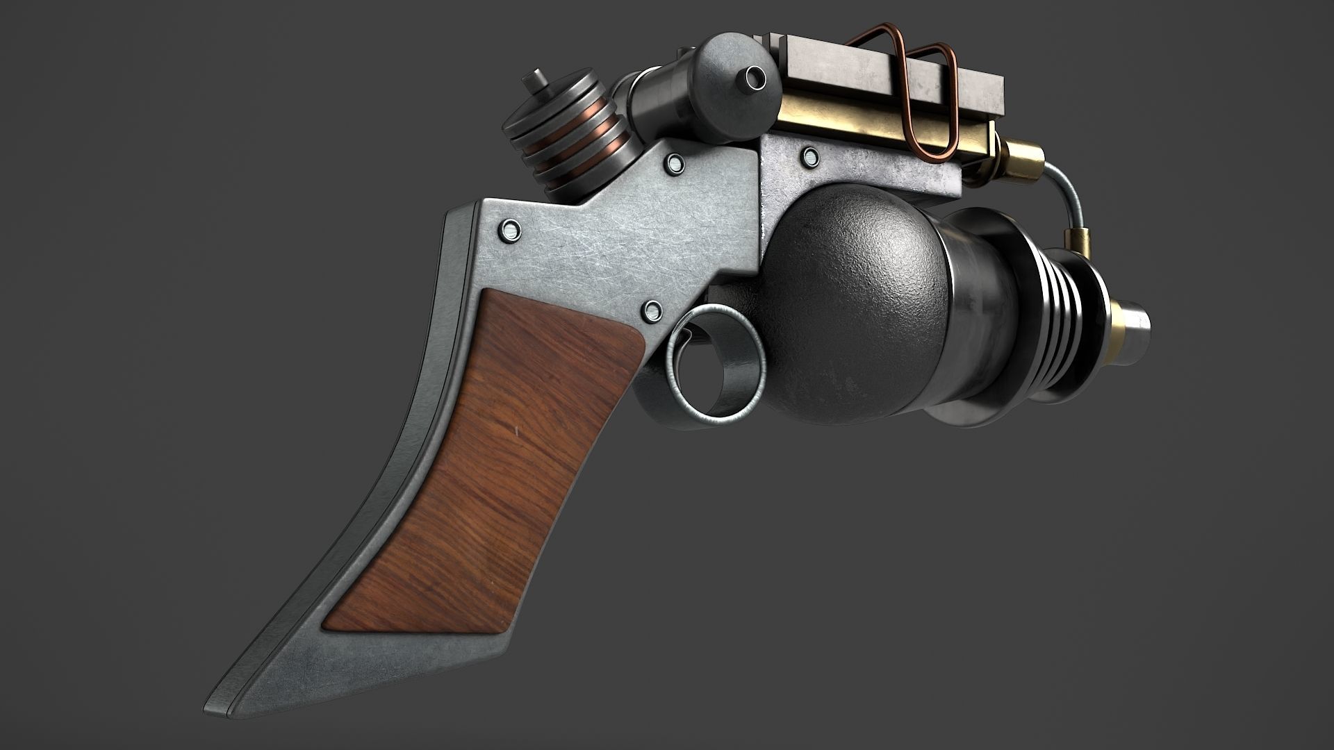 Fantasy Gun 24 3D model | CGTrader