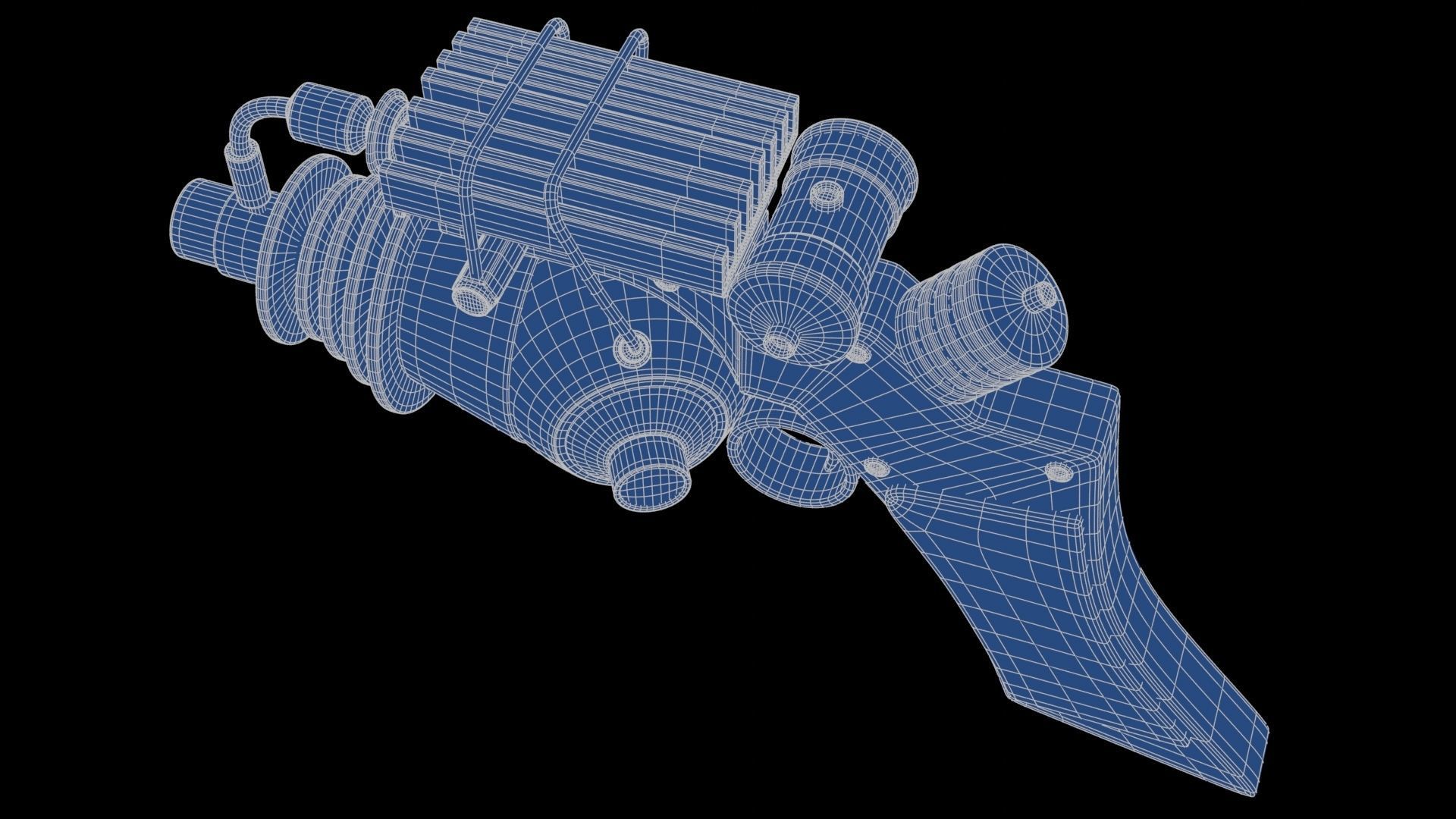Fantasy Gun 24 3D model | CGTrader