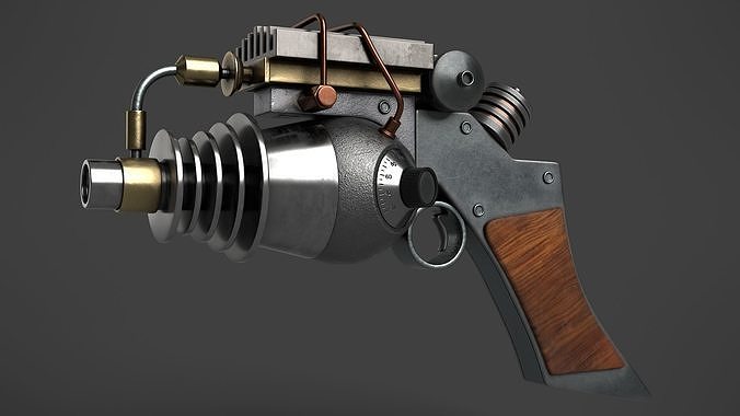 Fantasy Gun 24 3D model | CGTrader