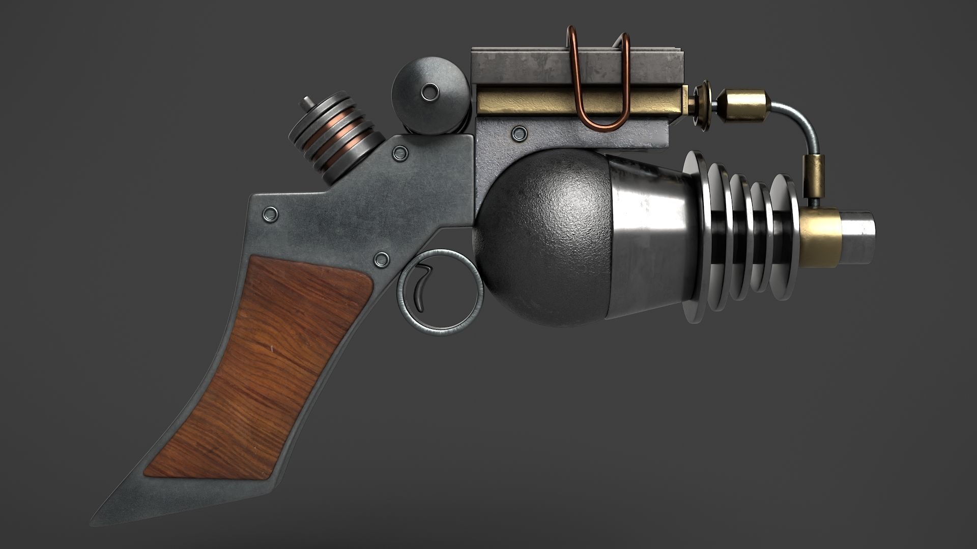 Fantasy Gun 24 3D model | CGTrader
