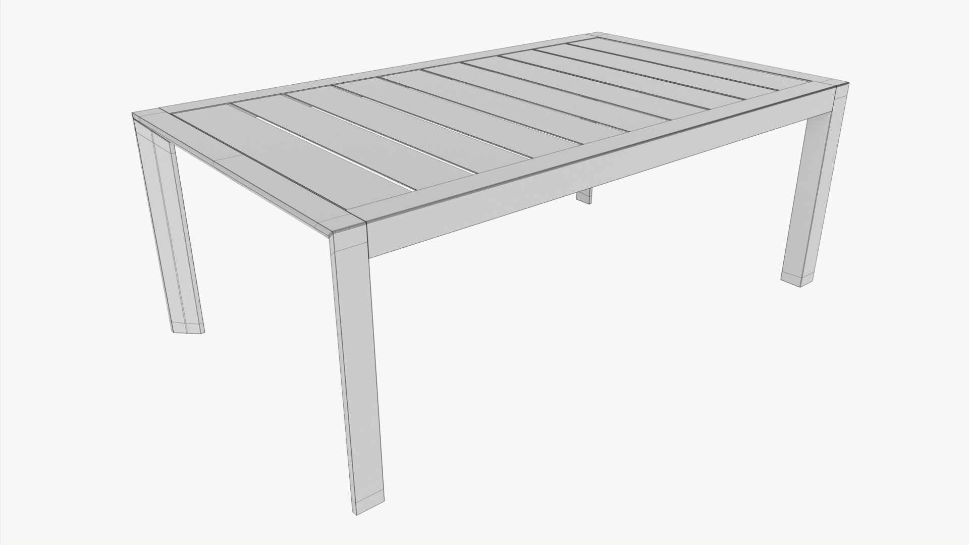 Garden table Tomson 3D model | CGTrader