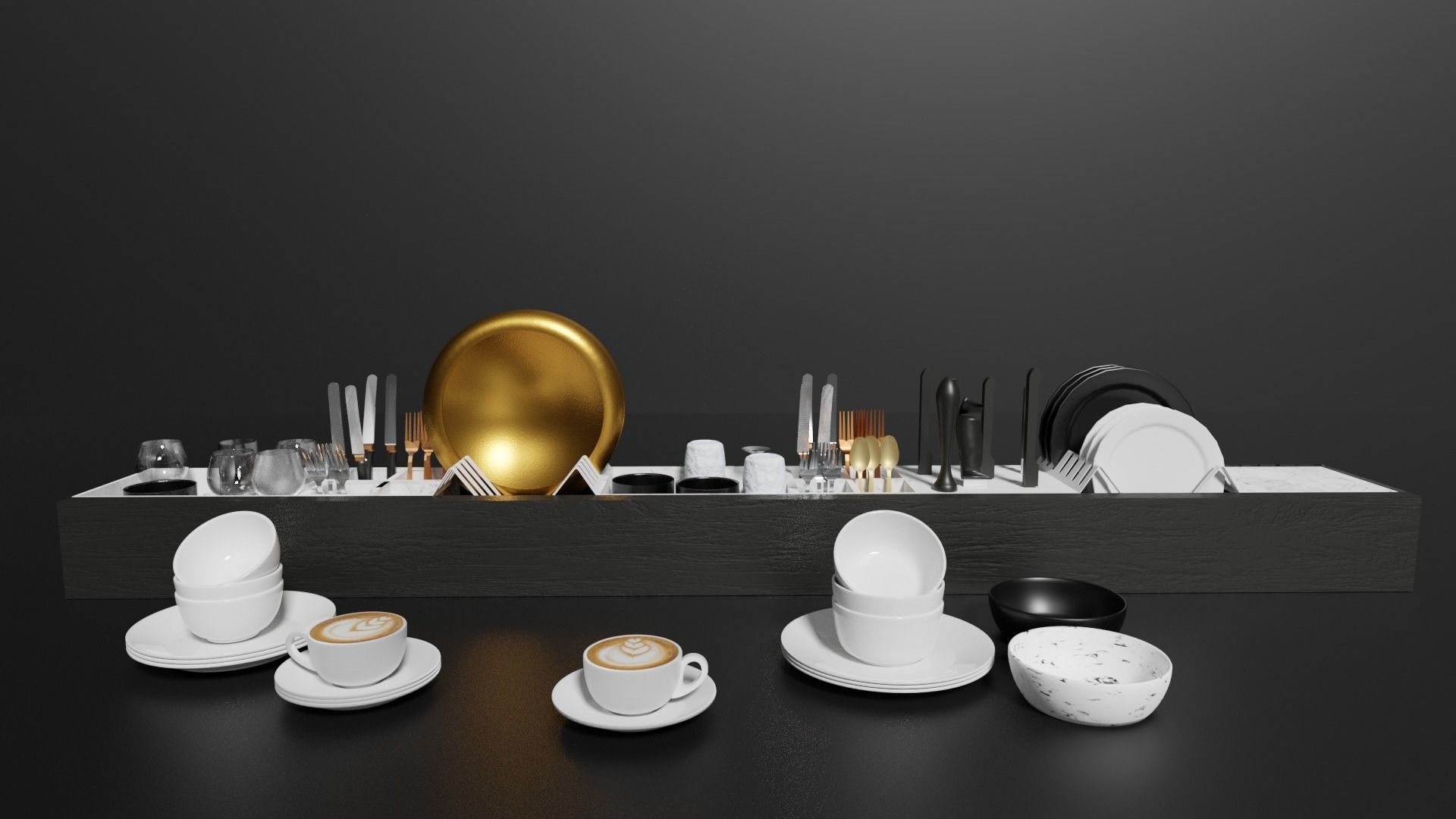 Tableware and Dinnerware 3D model | CGTrader