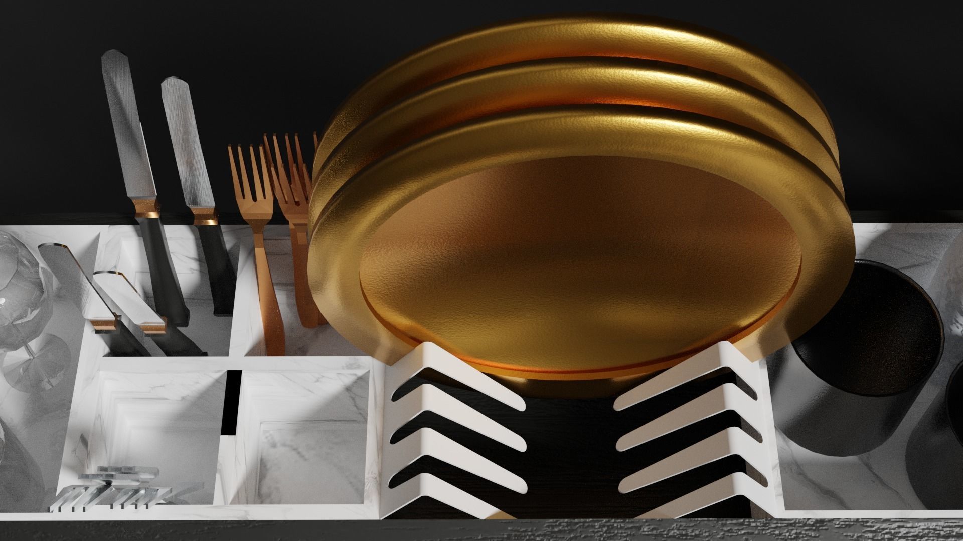 Tableware and Dinnerware 3D model | CGTrader