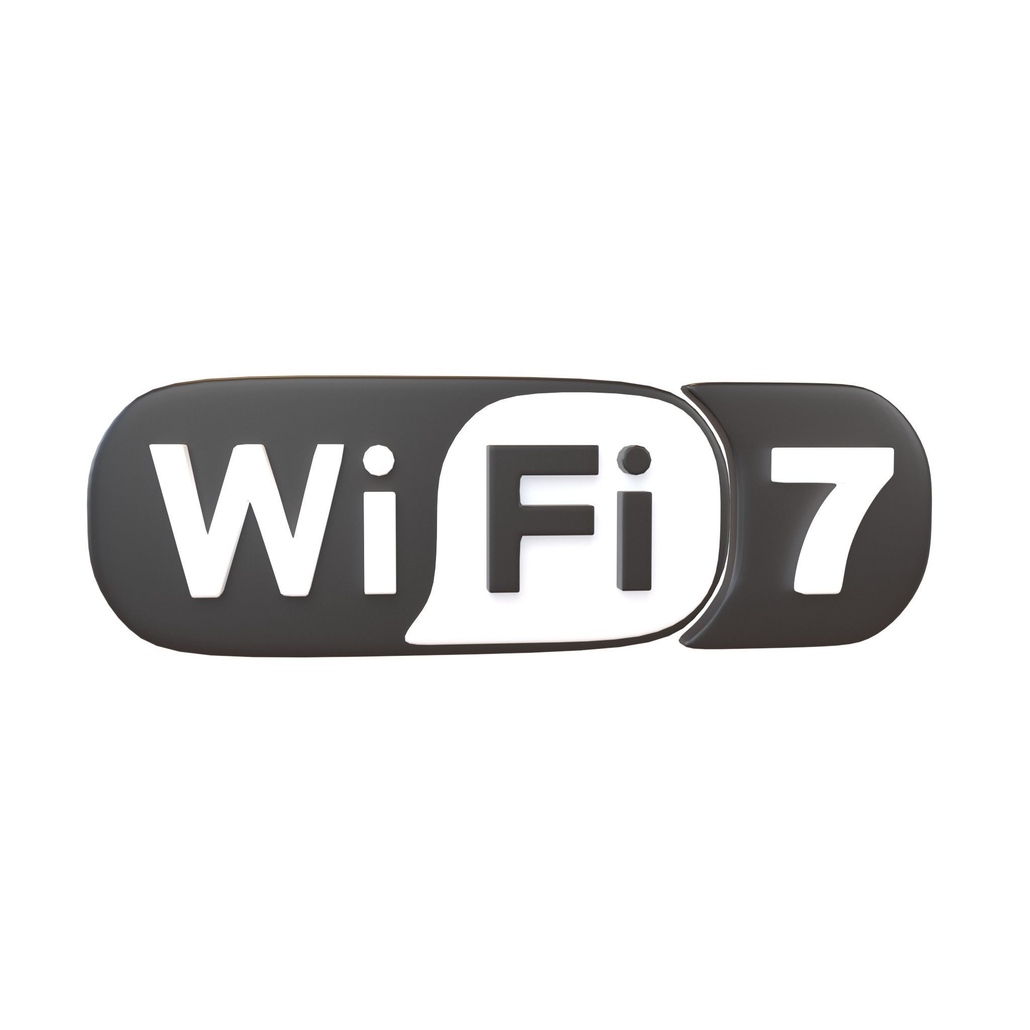 3D model Wifi 7 Symbol v1 001 VR / AR / low-poly | CGTrader