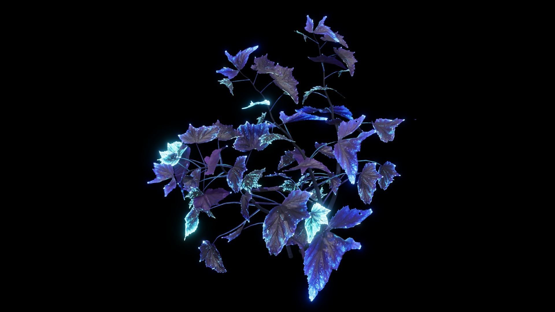 3D model Alien Bush Plant VR / AR / low-poly | CGTrader