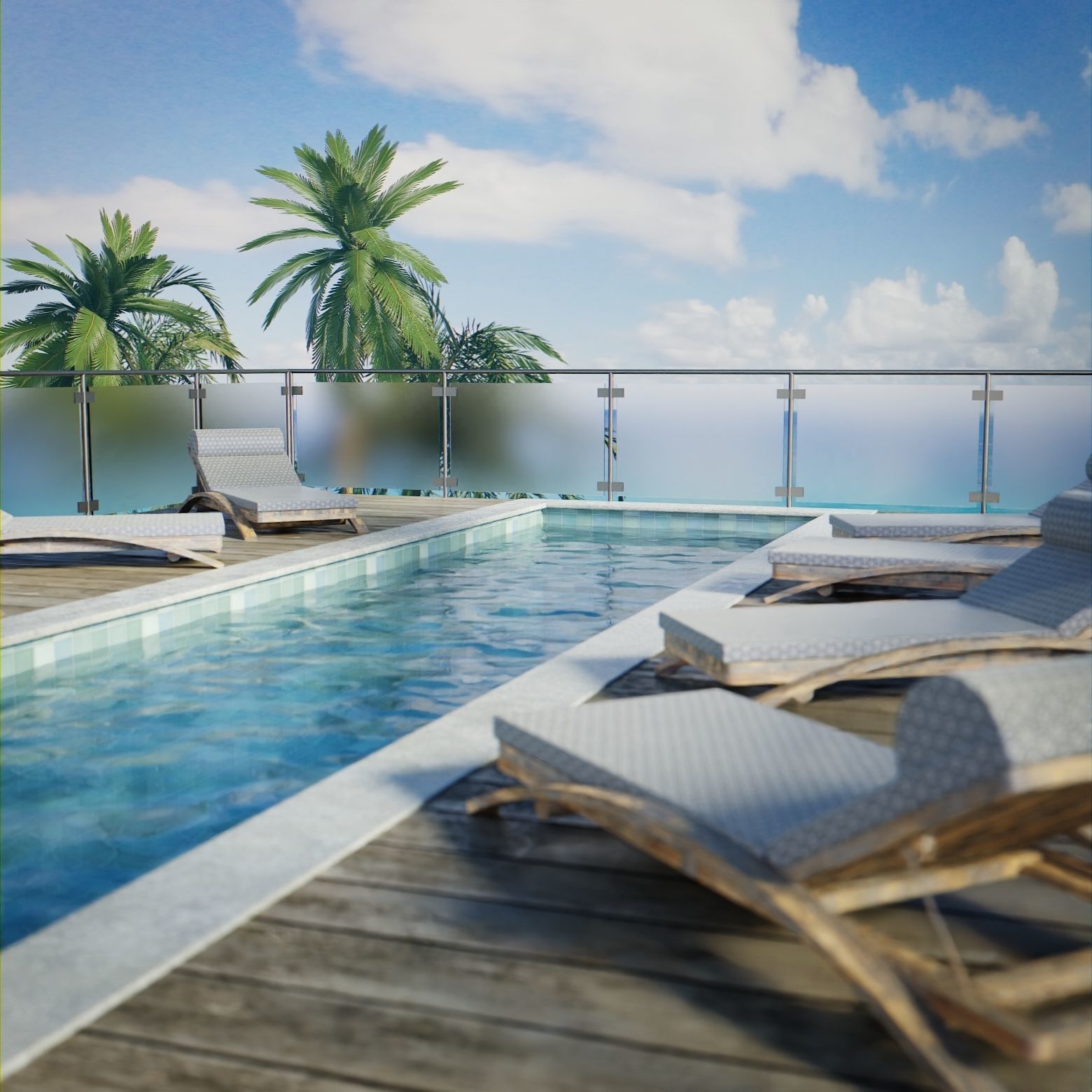 3D model Sea View VR / AR / low-poly | CGTrader