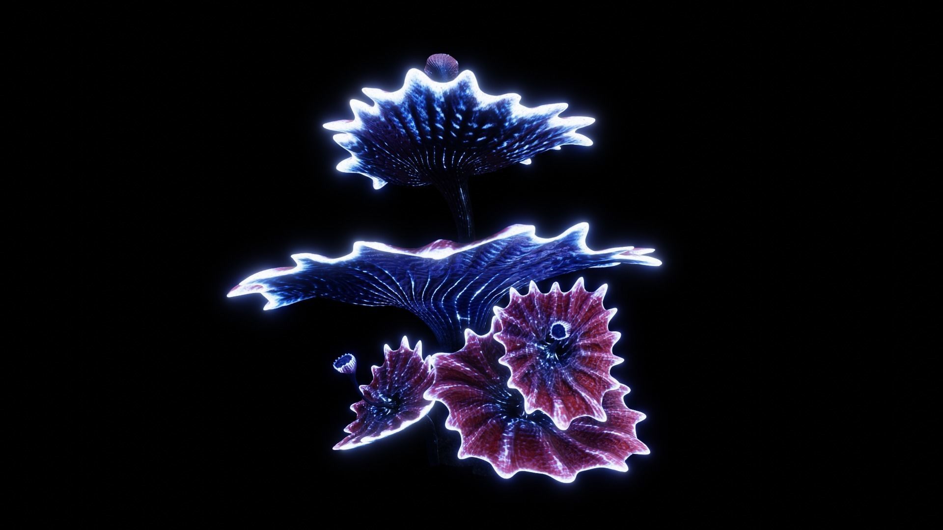 3D Model Collection Alien Vegetation VR / AR / low-poly | CGTrader