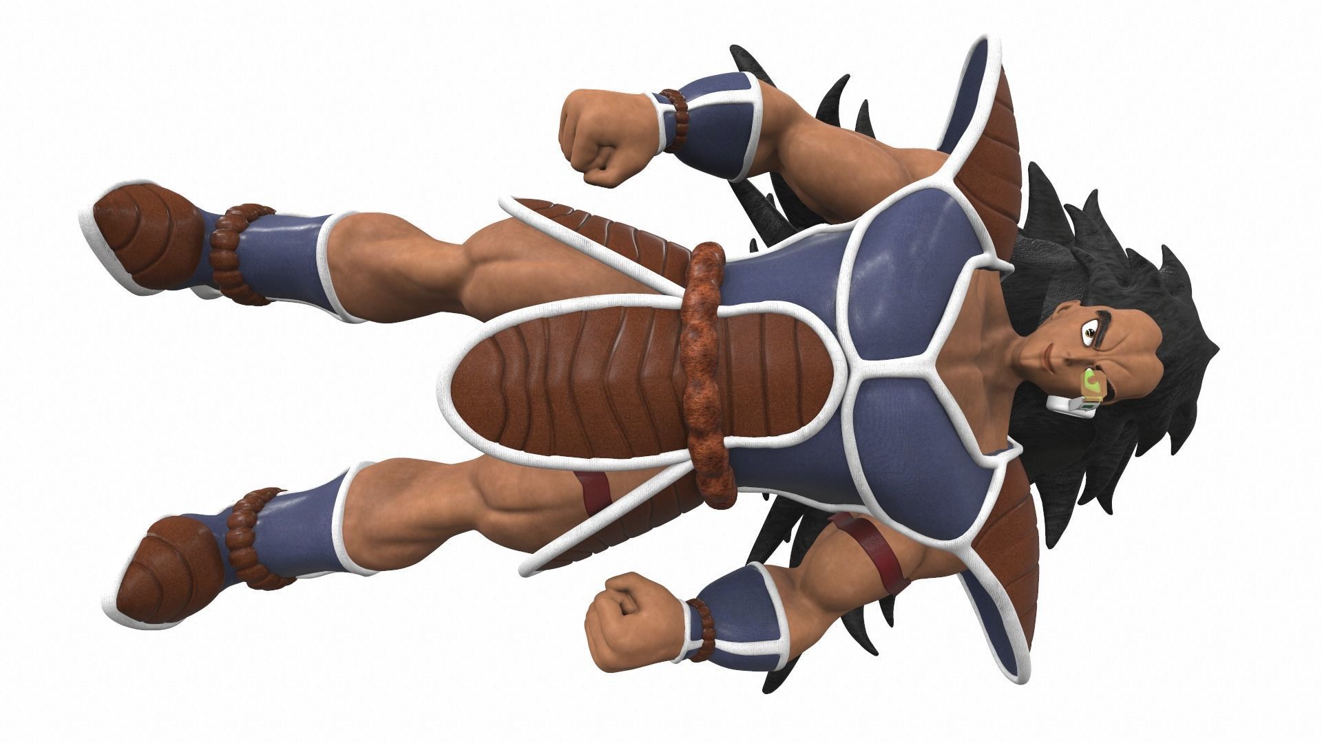 Raditz from Dragon Ball 3D model | CGTrader