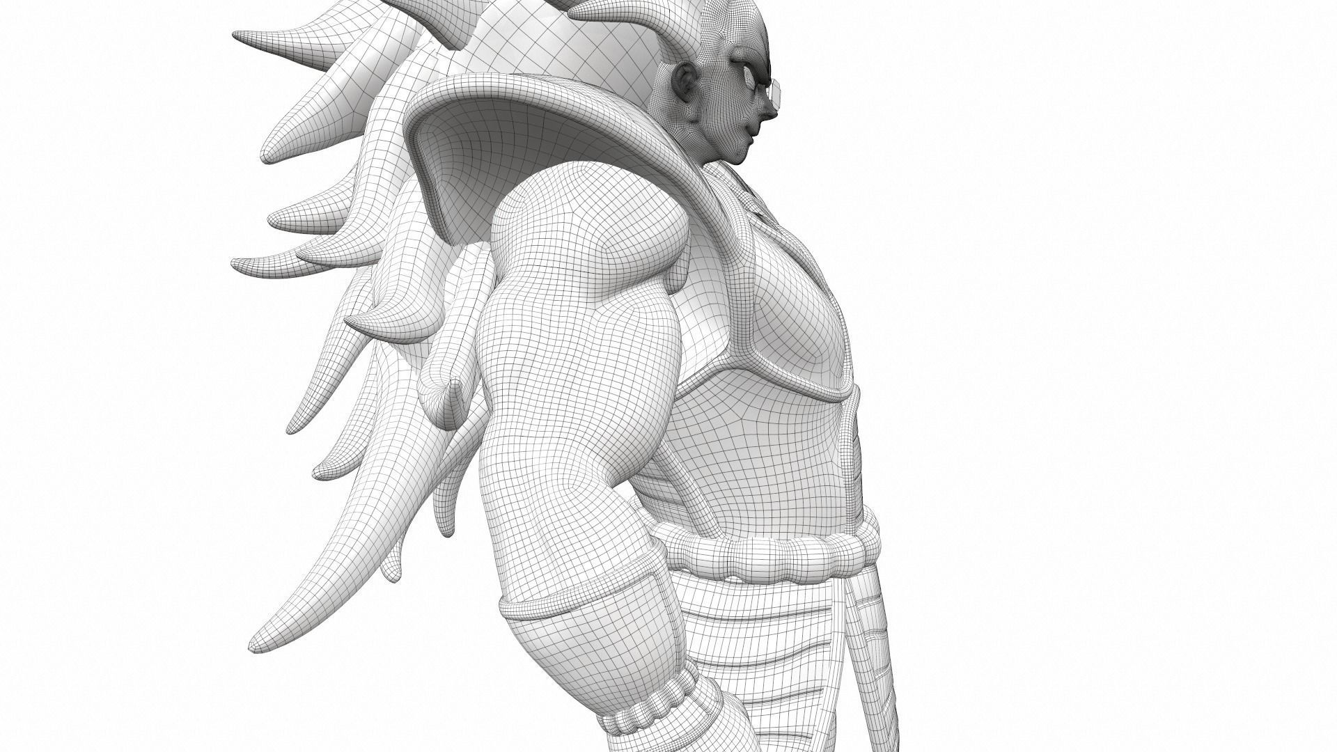 Raditz from Dragon Ball 3D model | CGTrader