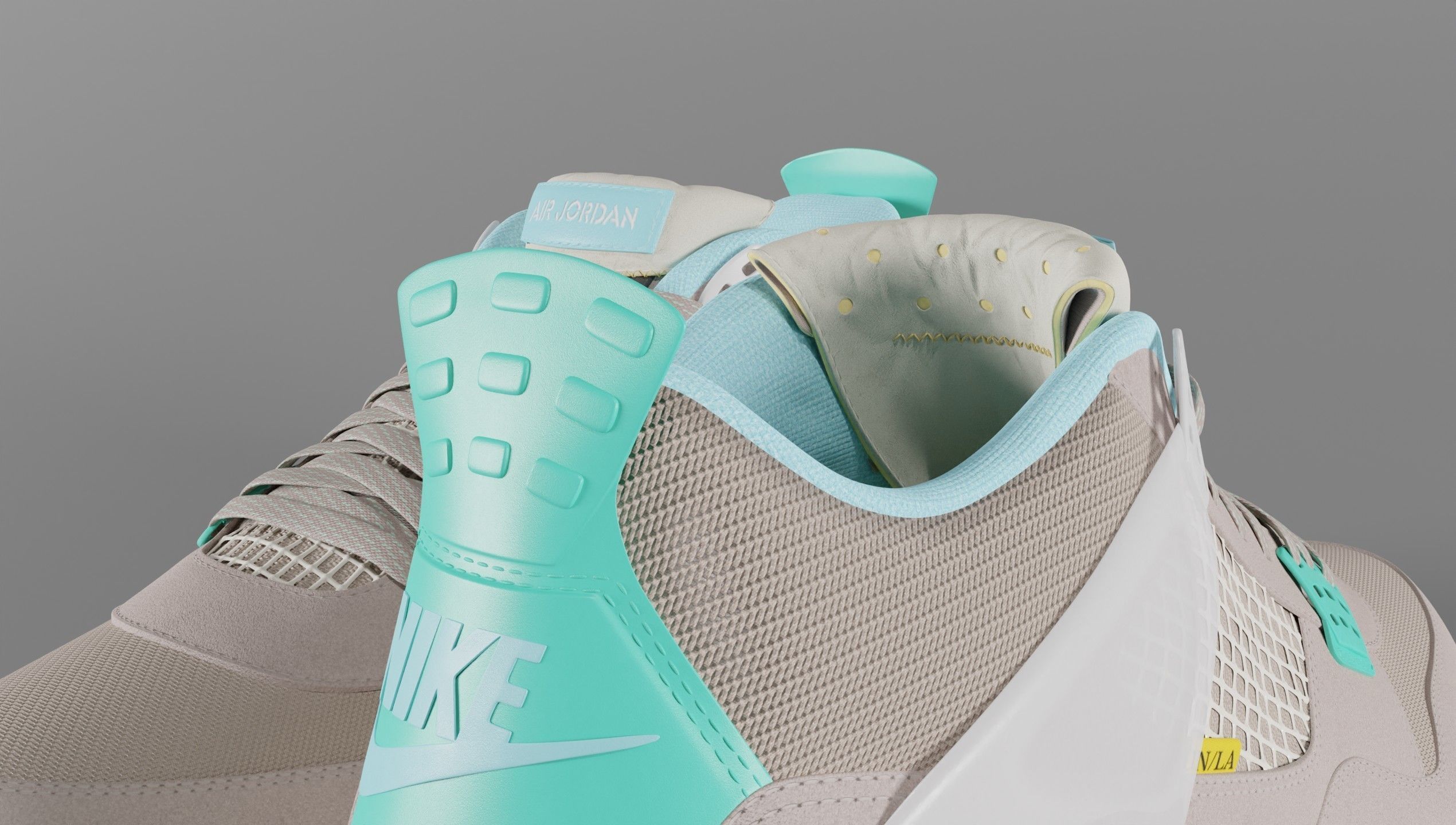 3D model Jordan 4 Union LA Taupe Haze VR / AR / low-poly | CGTrader