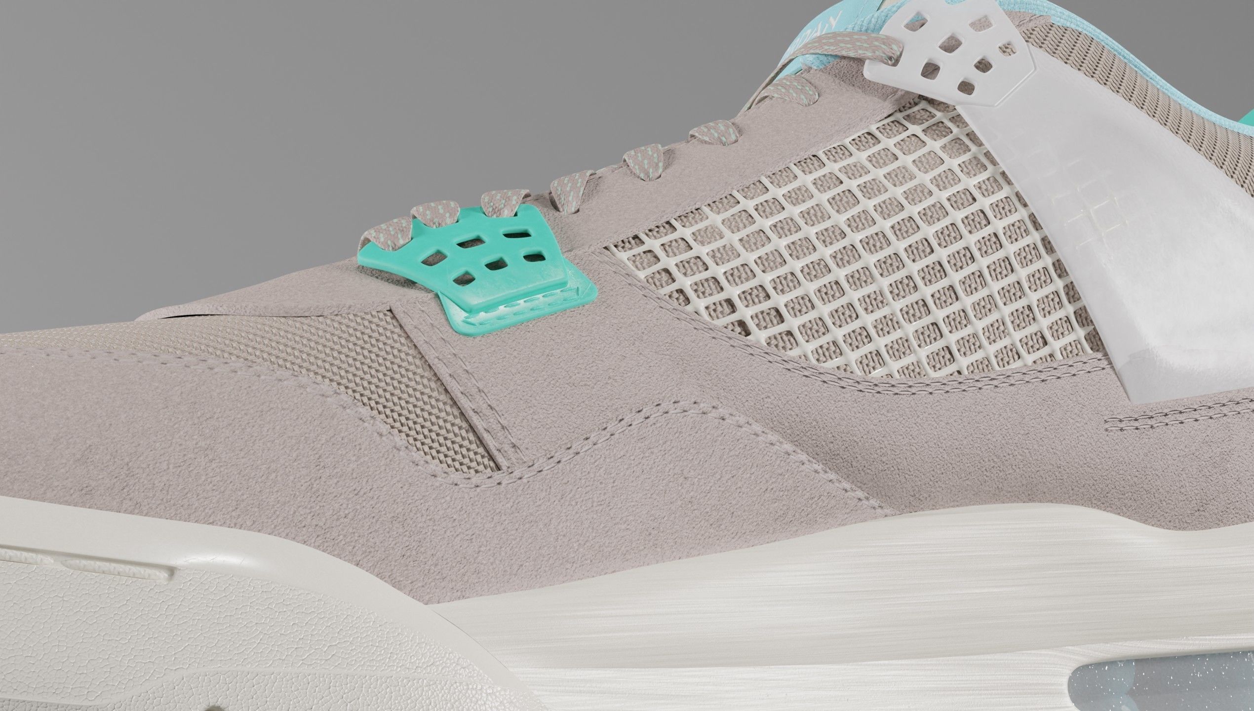 3D model Jordan 4 Union LA Taupe Haze VR / AR / low-poly | CGTrader