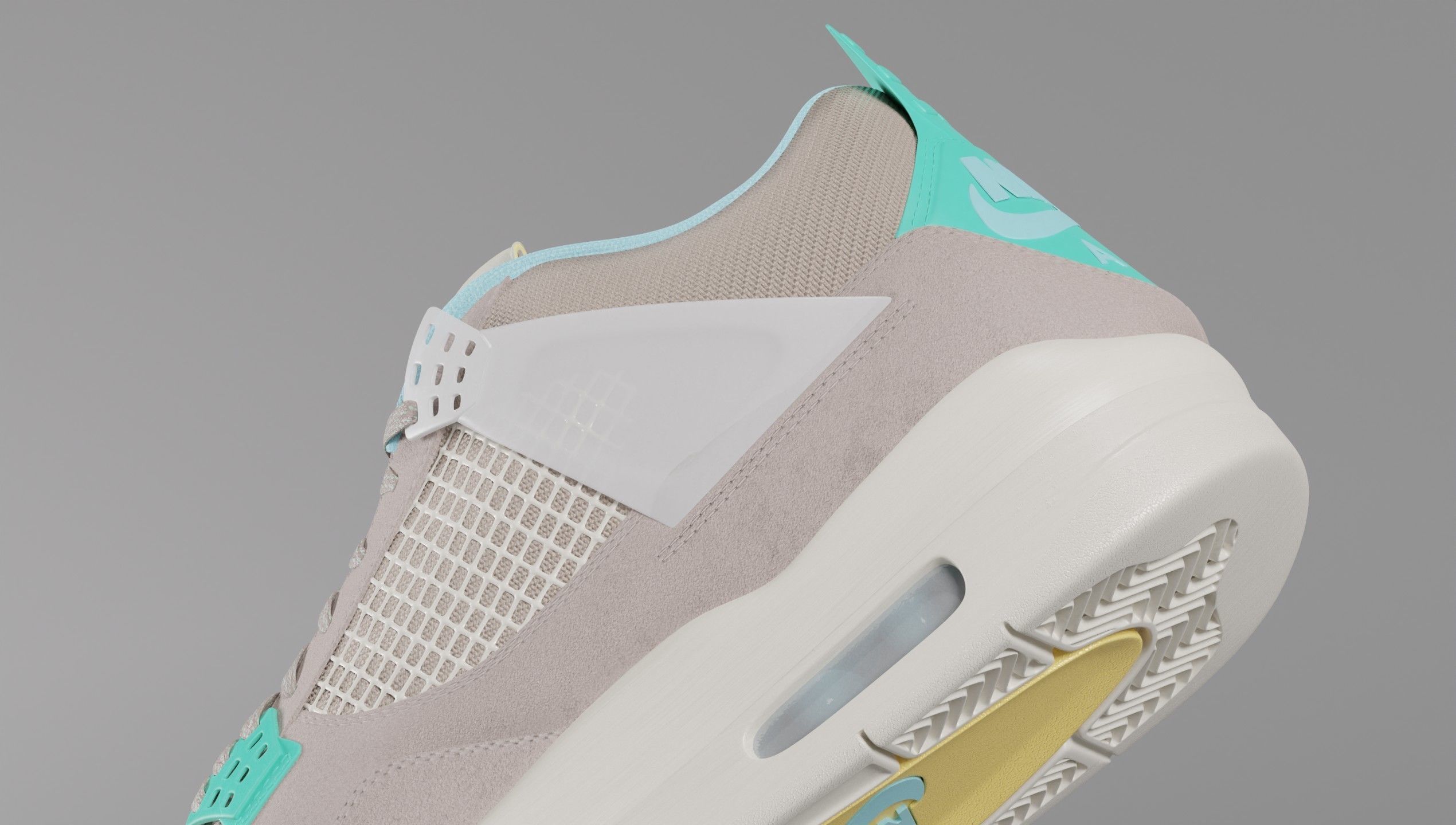3D model Jordan 4 Union LA Taupe Haze VR / AR / low-poly | CGTrader