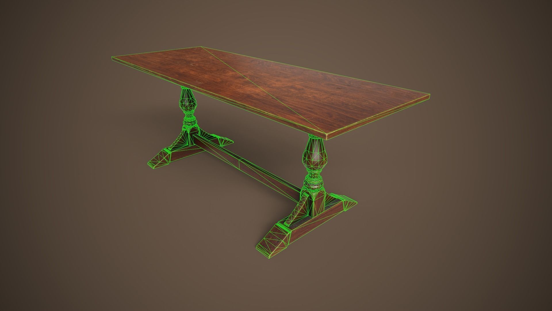 Set of vintage tables and chairs 3D Model Collection | CGTrader