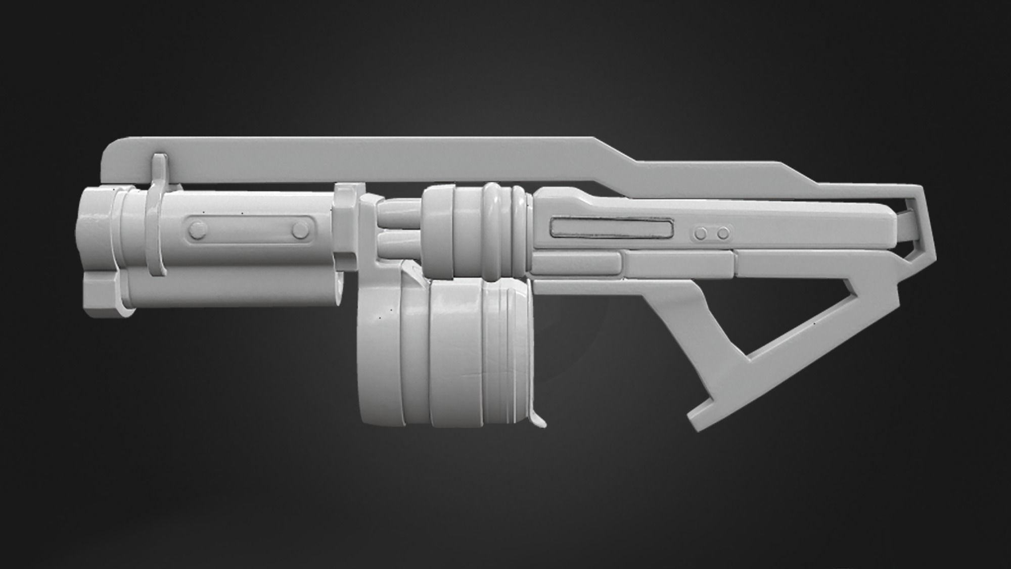 3D model Futuristic Combat Gun VR / AR / low-poly | CGTrader