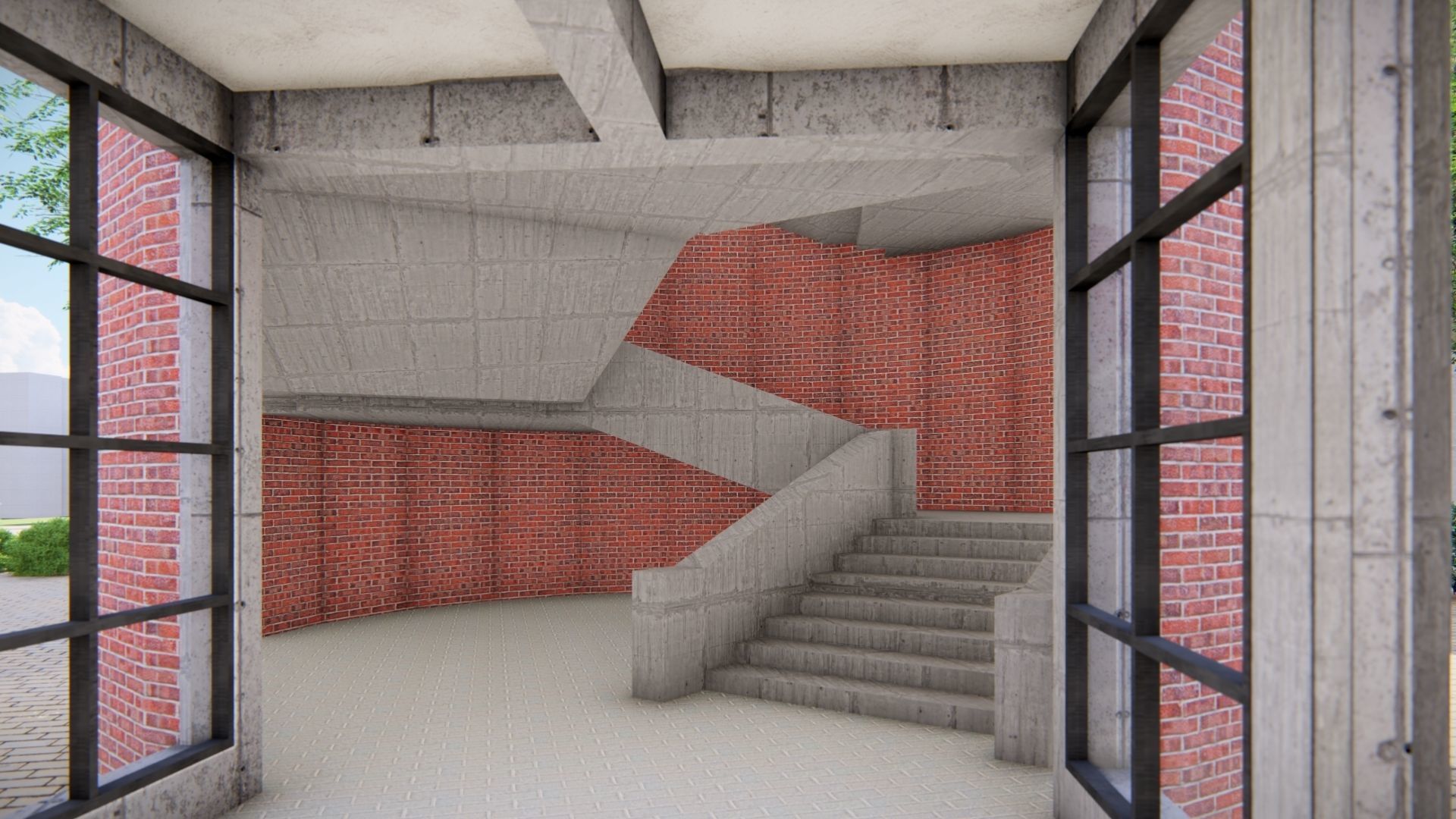 3D model UNIVERSITY CAMPUS SKETCHUP MODEL VR / AR / low-poly | CGTrader