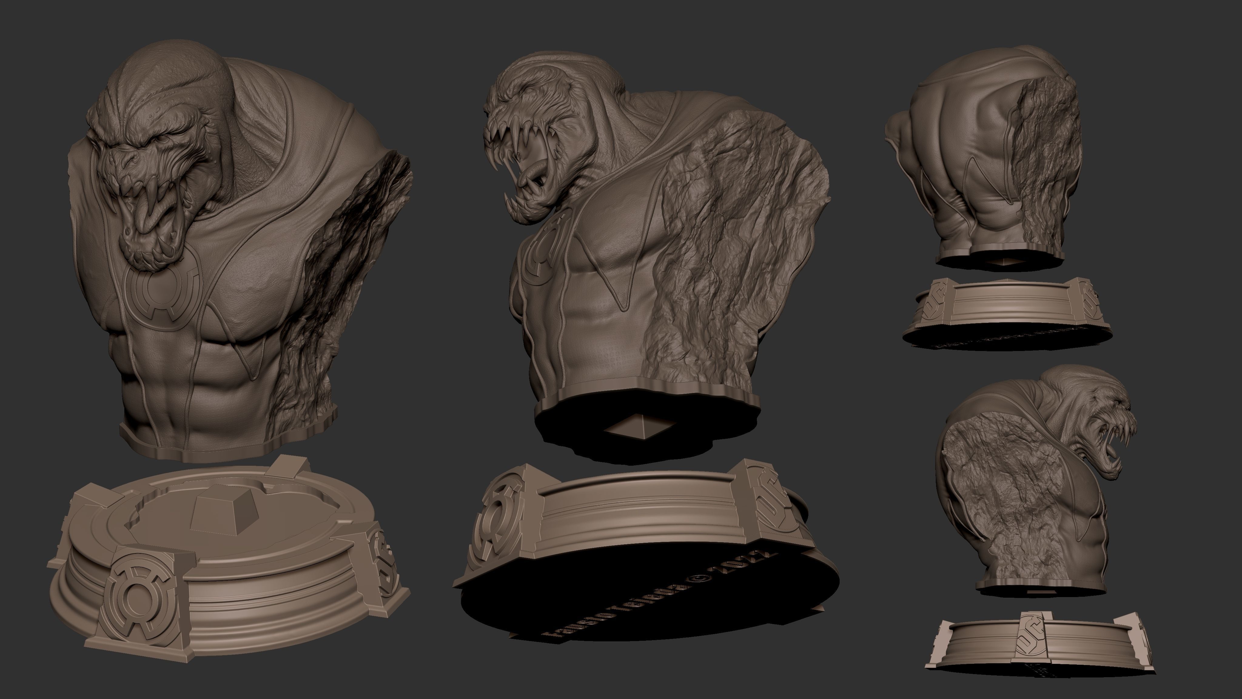 DC Comics - Arkillo Bust 3D model 3D printable | CGTrader