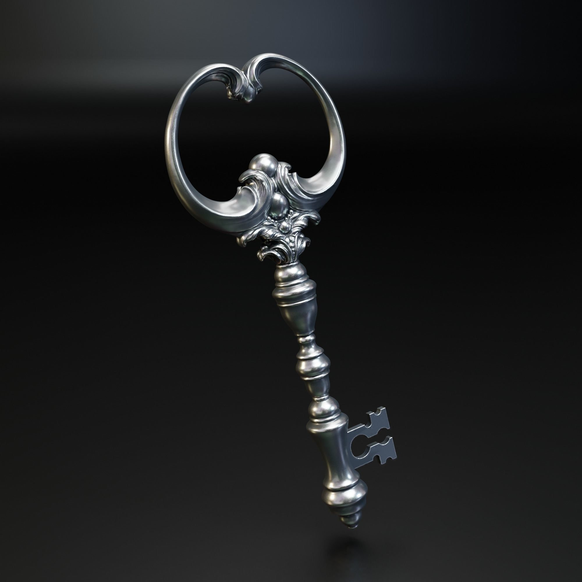 Key Gothic Decorative Jewelry - 3D Model to print 001 3D model 3D ...