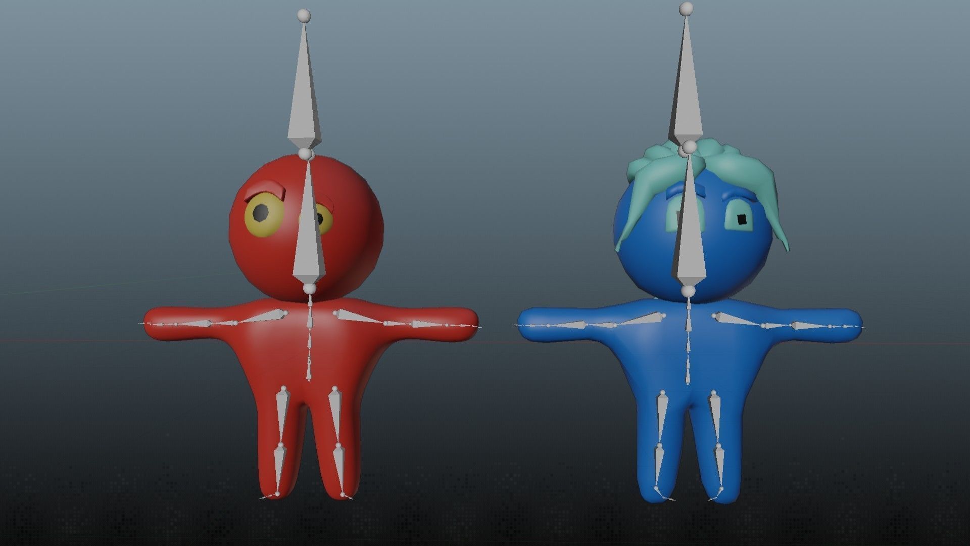 3D model Fire And Water VR / AR / low-poly | CGTrader