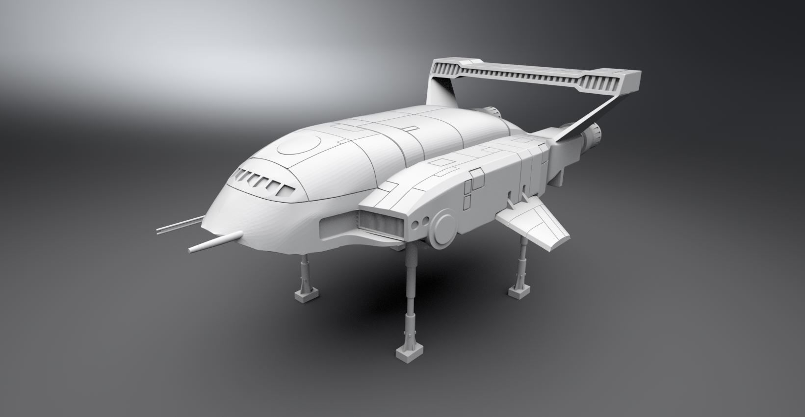 Thunderbird2 2015 scale model 3D model 3D printable | CGTrader
