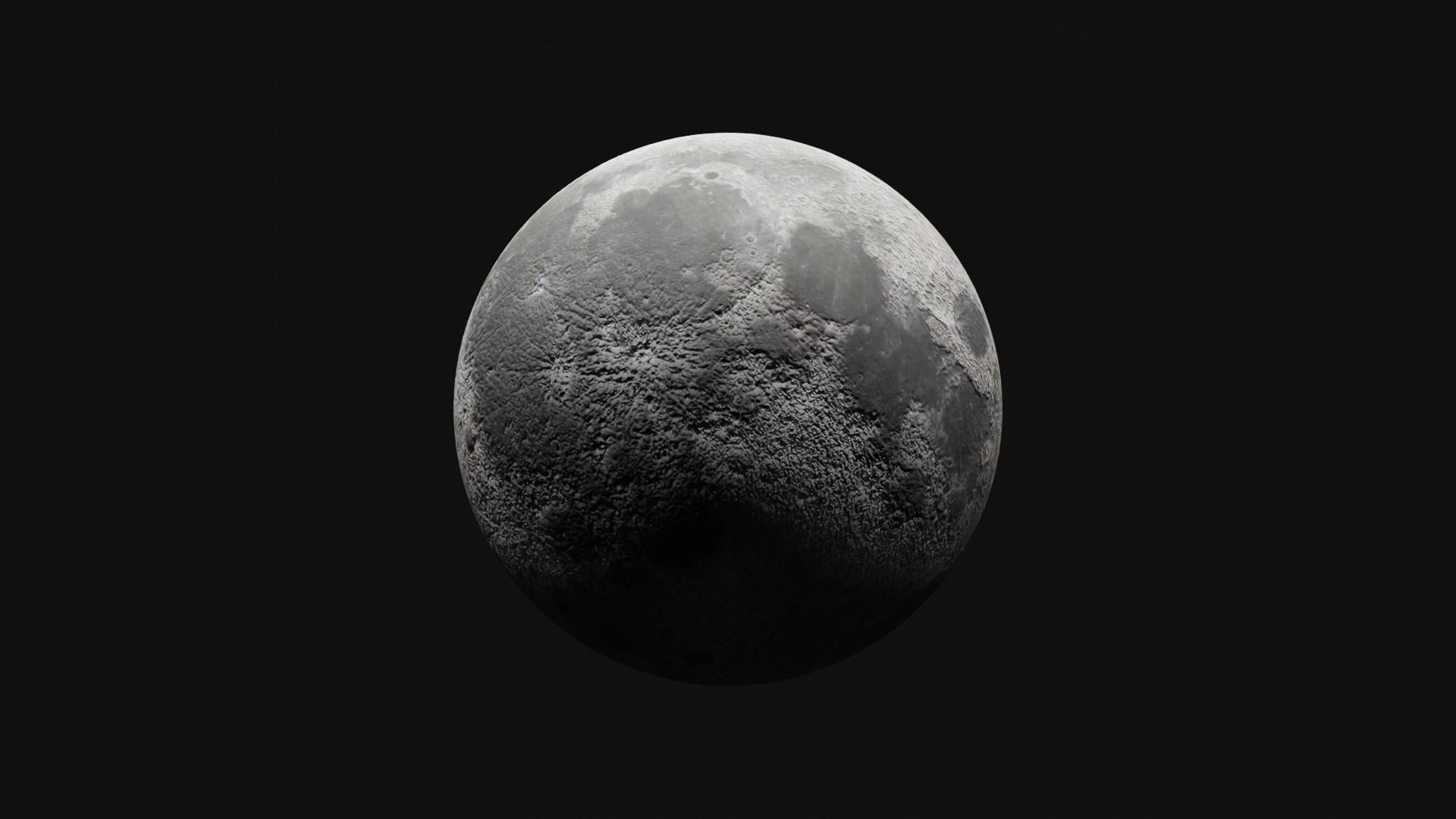 moon Realistic 3D model | CGTrader