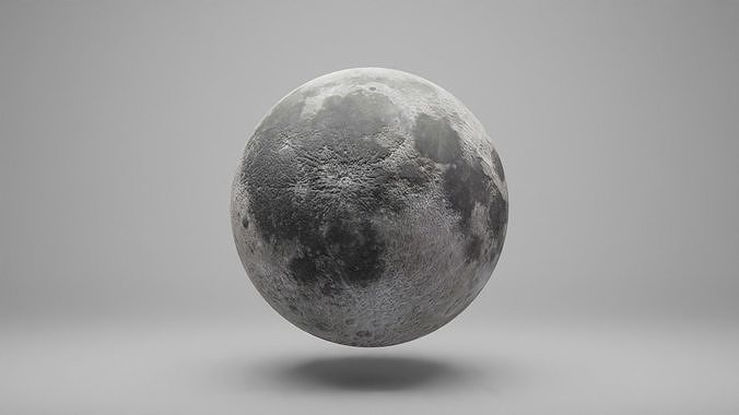 moon Realistic 3D model | CGTrader