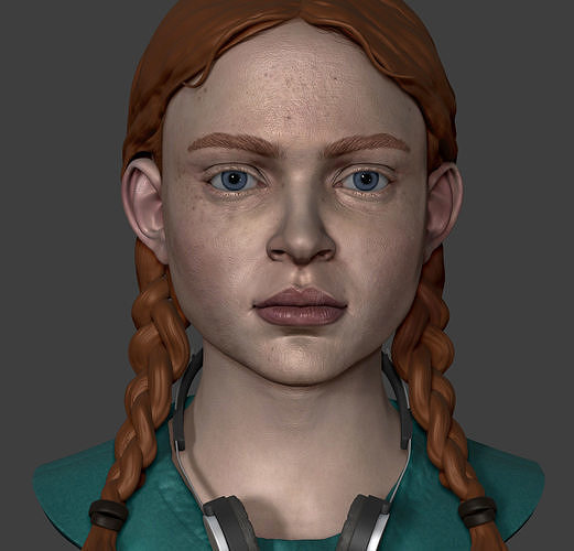 Max Mayfield Head 3D model | CGTrader