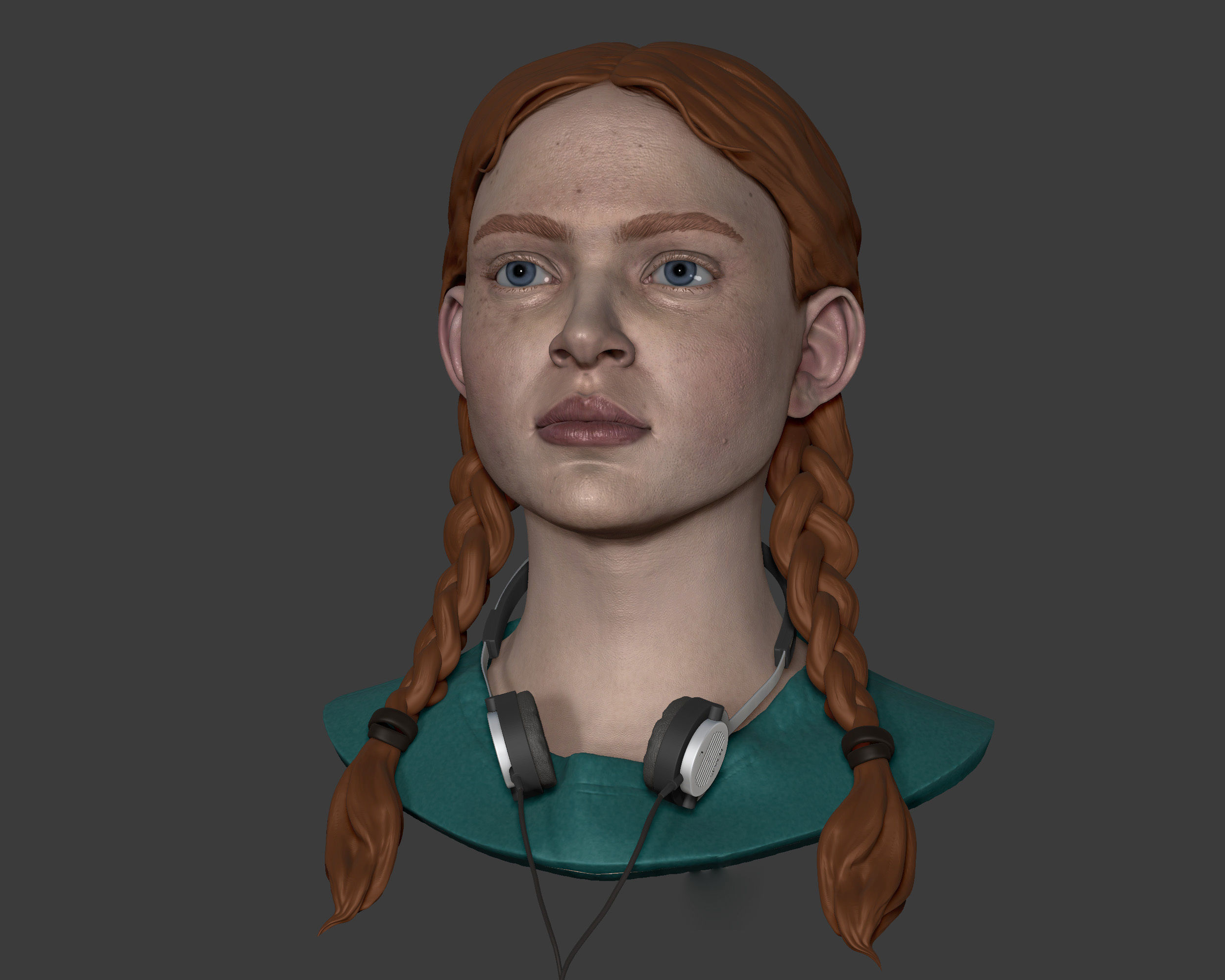 Max Mayfield Head 3D model | CGTrader