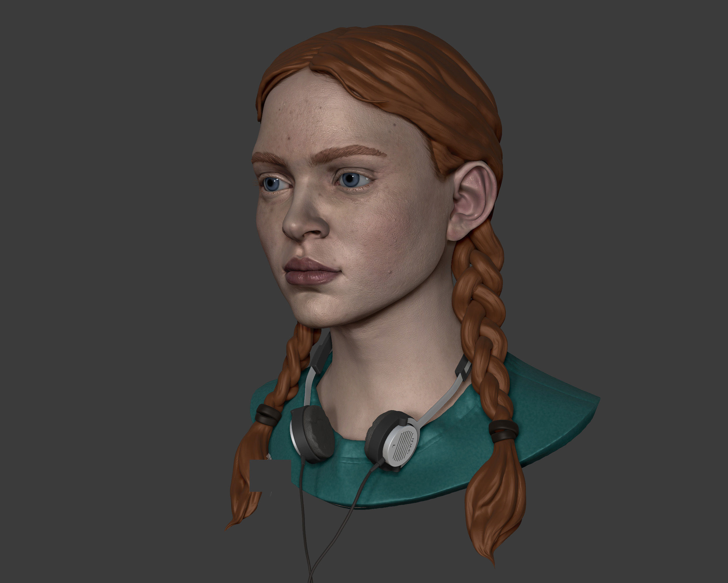 Max Mayfield Head 3D model | CGTrader