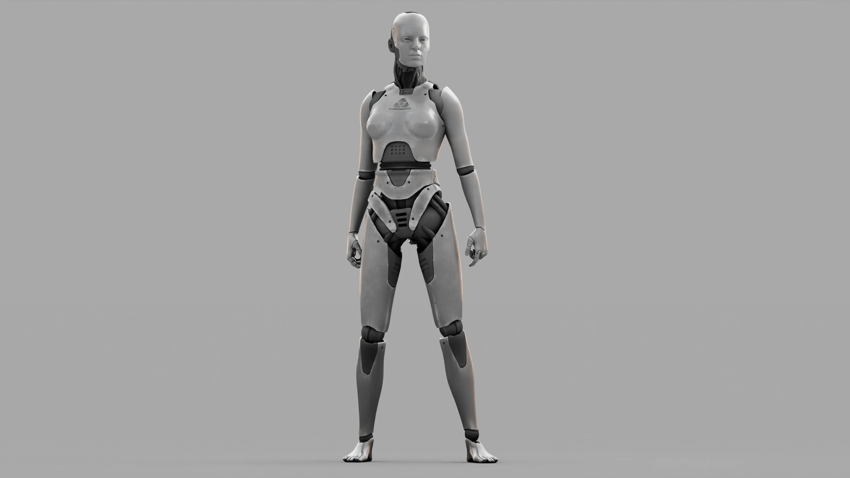 HUMANOID M2000 rigged character 3D model rigged | CGTrader