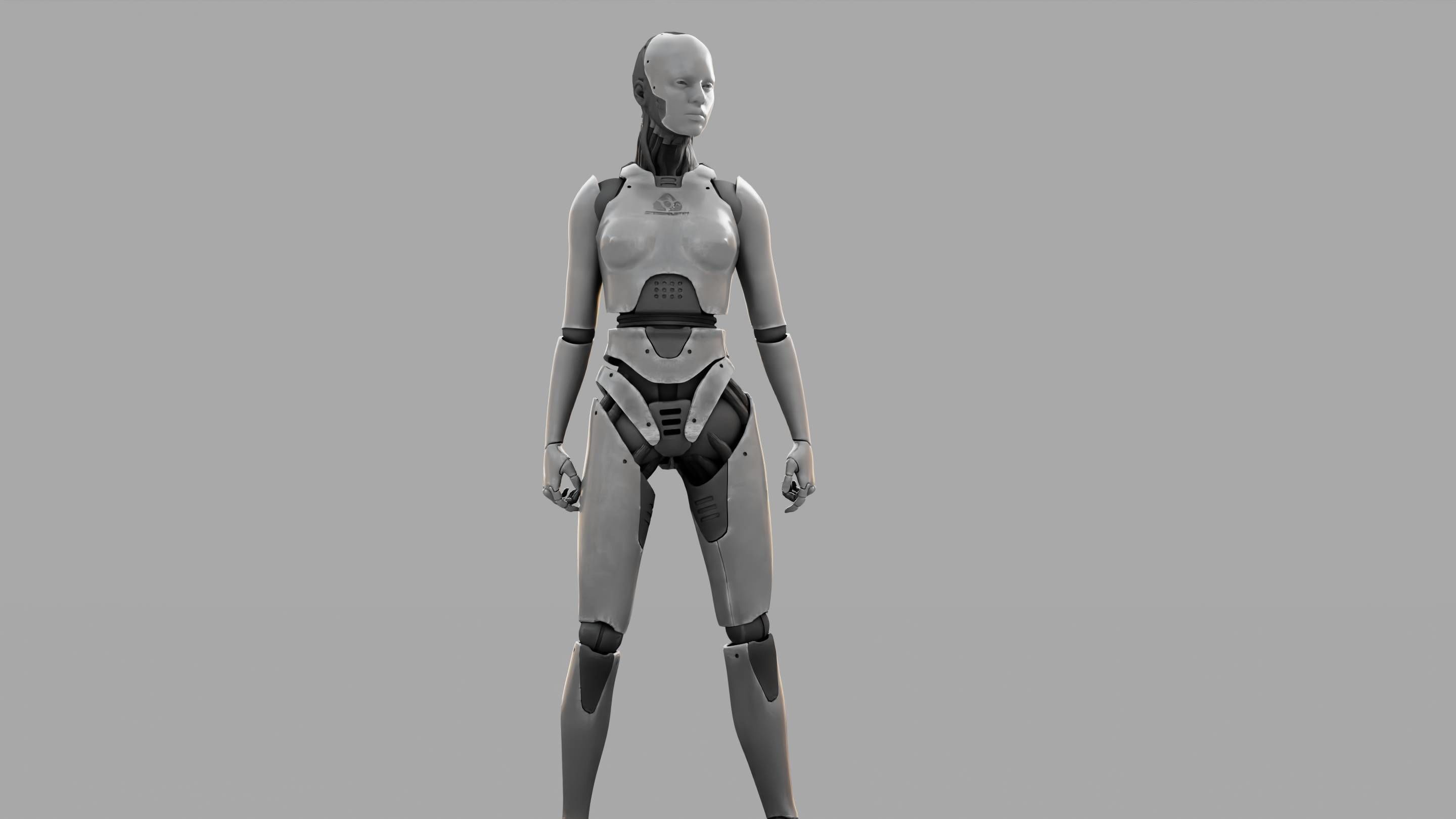 HUMANOID M2000 rigged character 3D model rigged | CGTrader