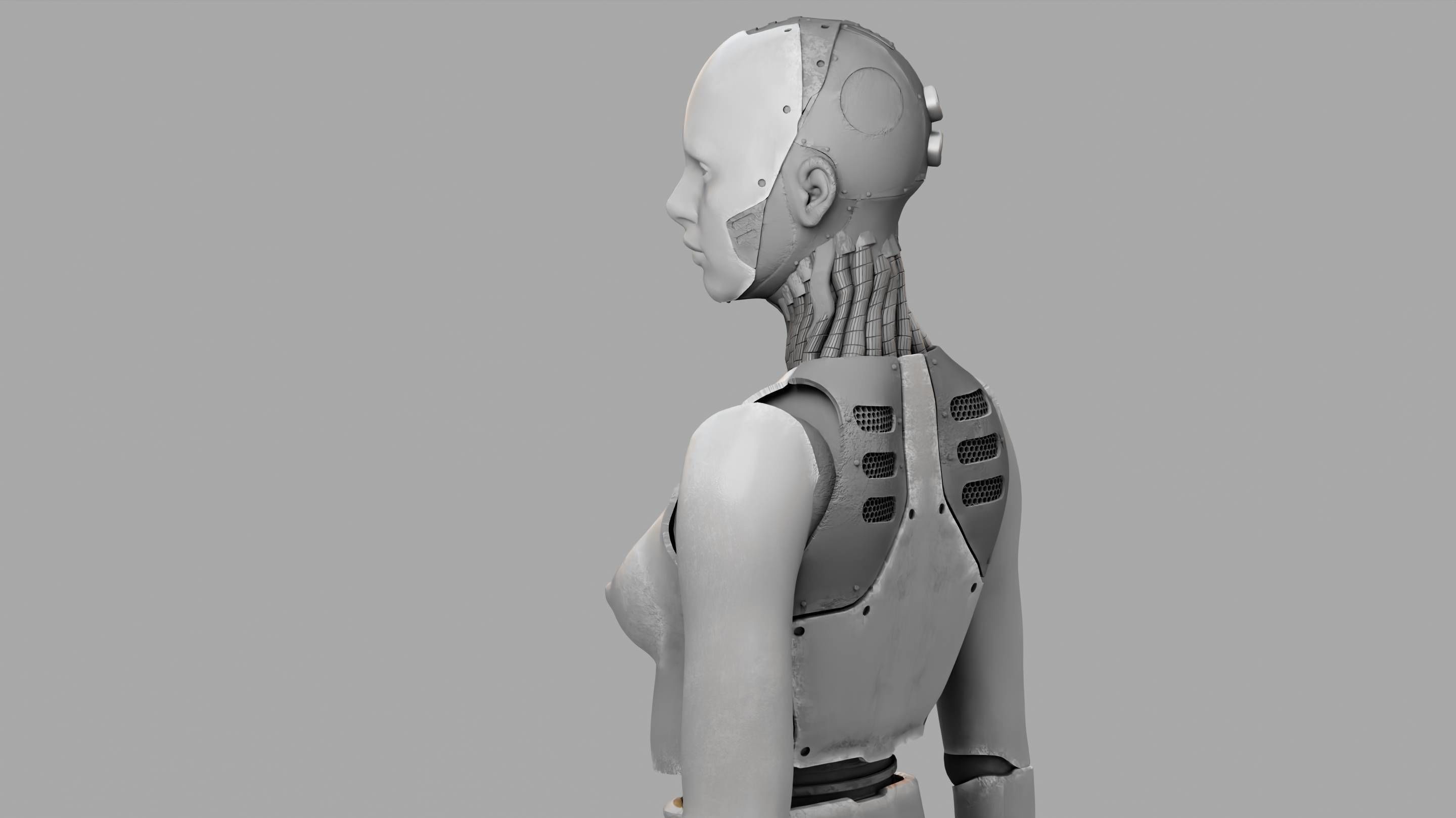 HUMANOID M2000 rigged character 3D model rigged | CGTrader