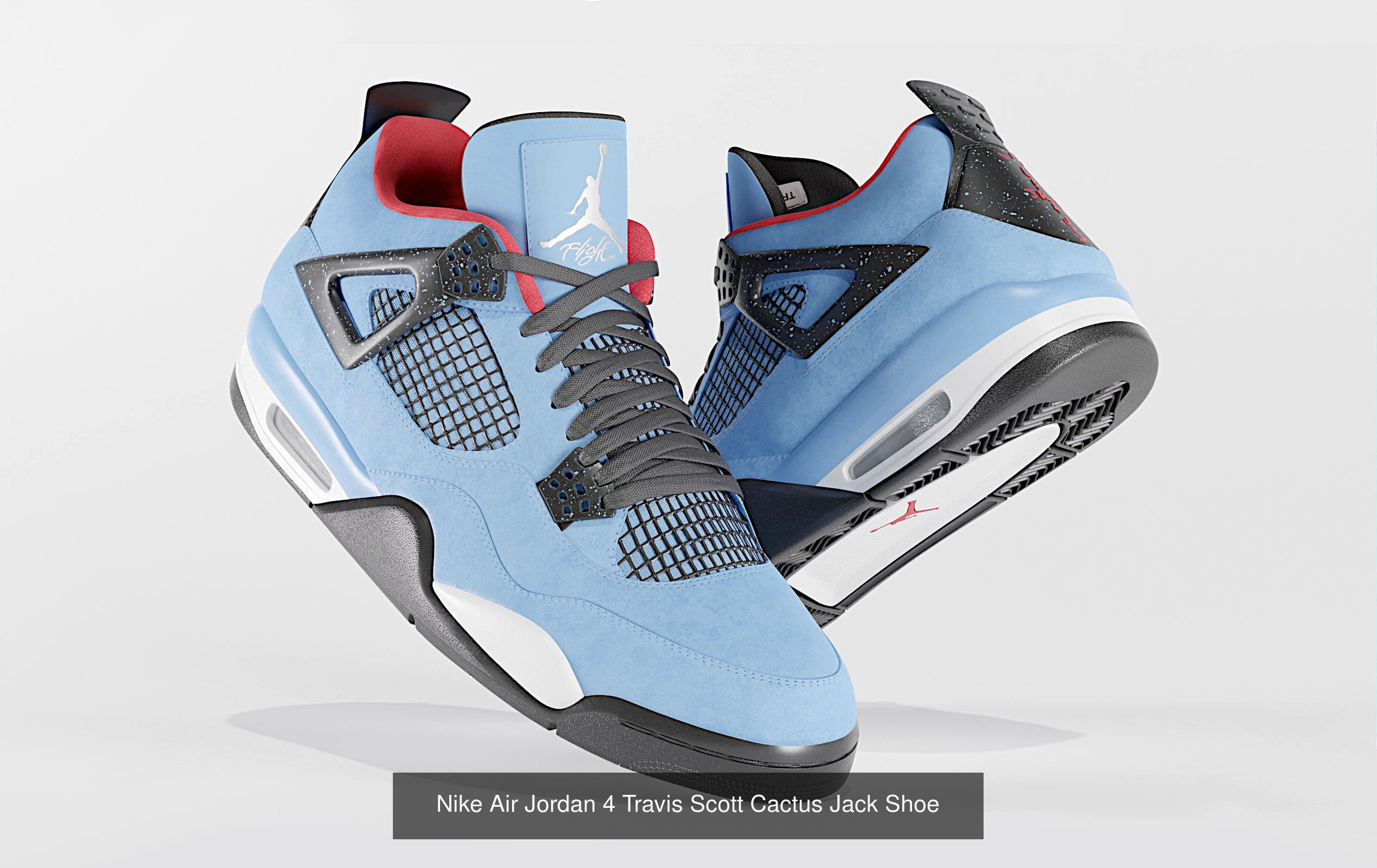 3D Model Collection Jordan 4 Retro Complete Pack VR / AR / low-poly ...