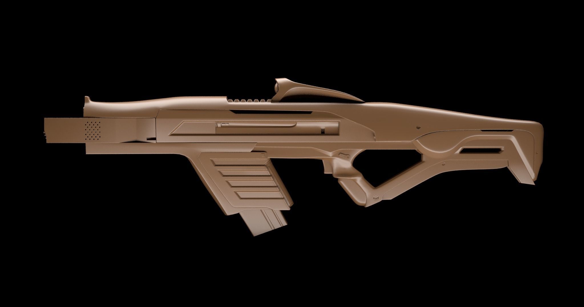 3D model Sci Fi gun VR / AR / low-poly | CGTrader