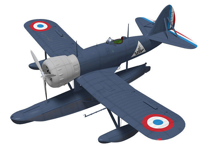 Loire210 fighter plane 3D model | CGTrader