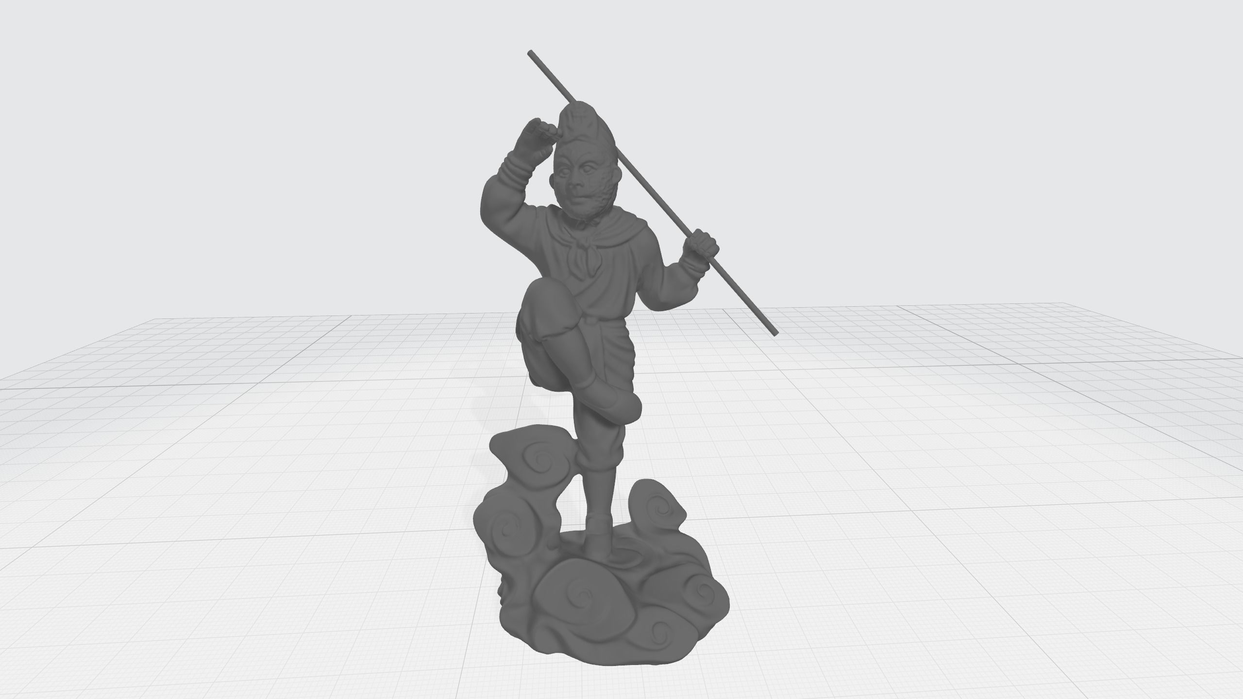 Sun Wukong Monkey King 3D Model 3D model 3D printable | CGTrader