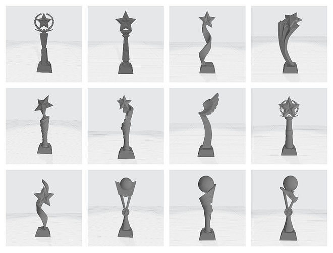 Cup Trophy 3D Model 3D model 3D printable | CGTrader