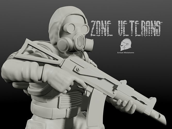 Zone Veterans 3D model 3D printable | CGTrader
