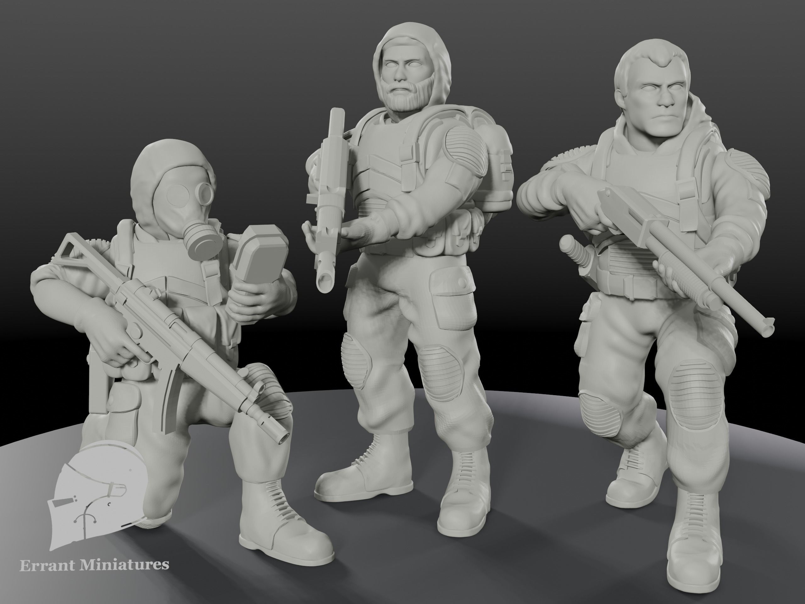 Zone Veterans 3D model 3D printable | CGTrader