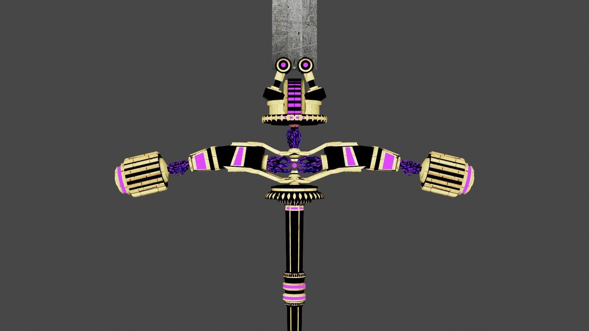 3D model Cursed Sword VR / AR / low-poly | CGTrader