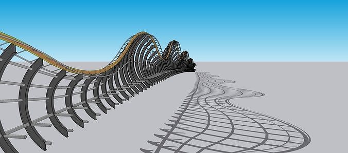 Railing Dekoratif For Bridge 3D model | CGTrader