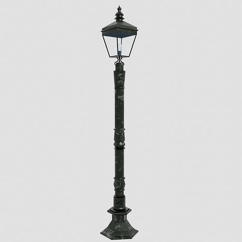 3D model StreetLamp02 outdoor lamp post VR / AR / low-poly | CGTrader
