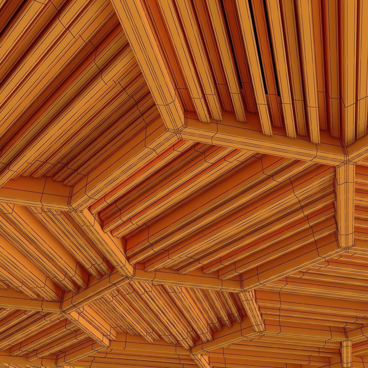 Ngon decor rail n5 3D model | CGTrader