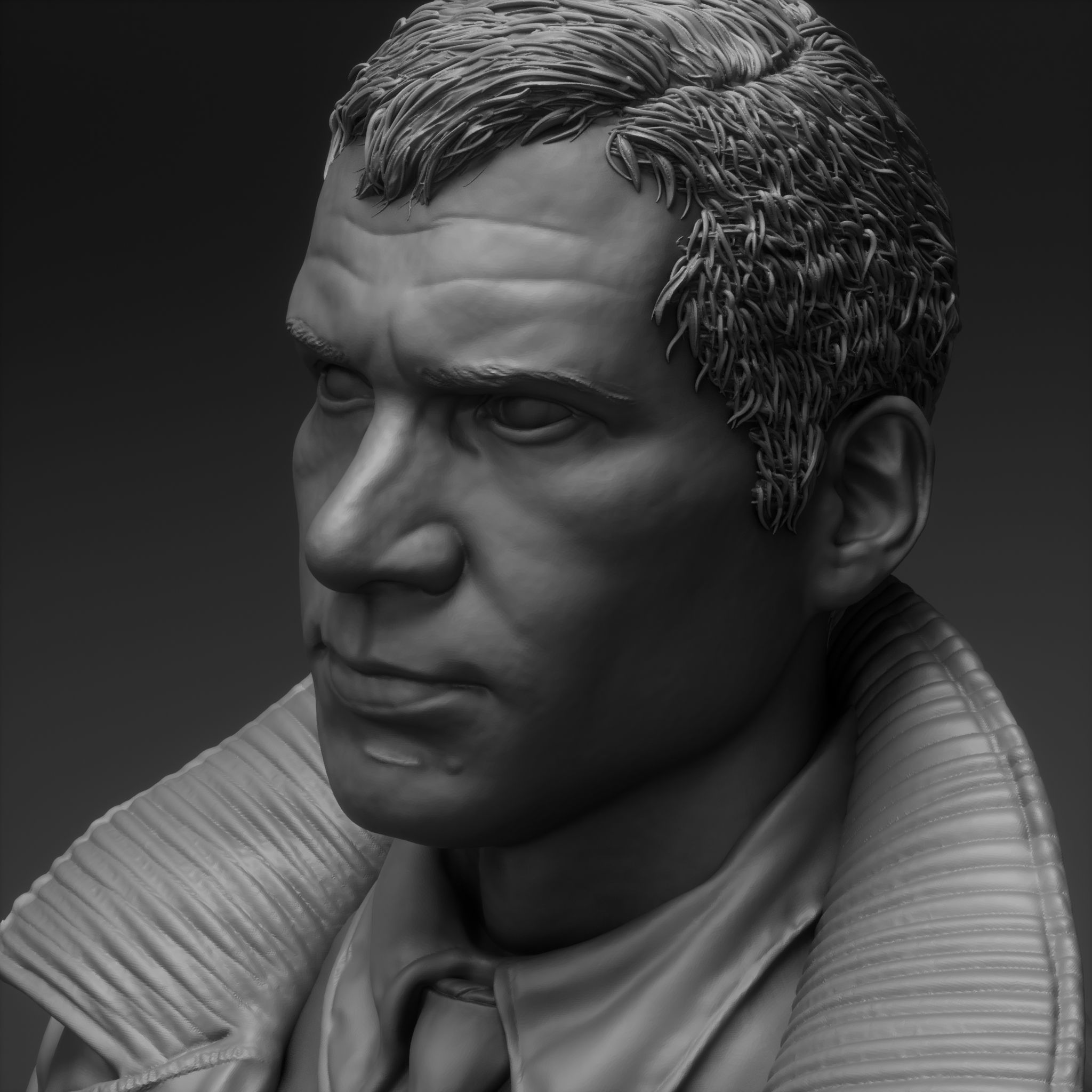 Harrison Ford - Rick Deckard - Blade Runner 3D model 3D printable ...