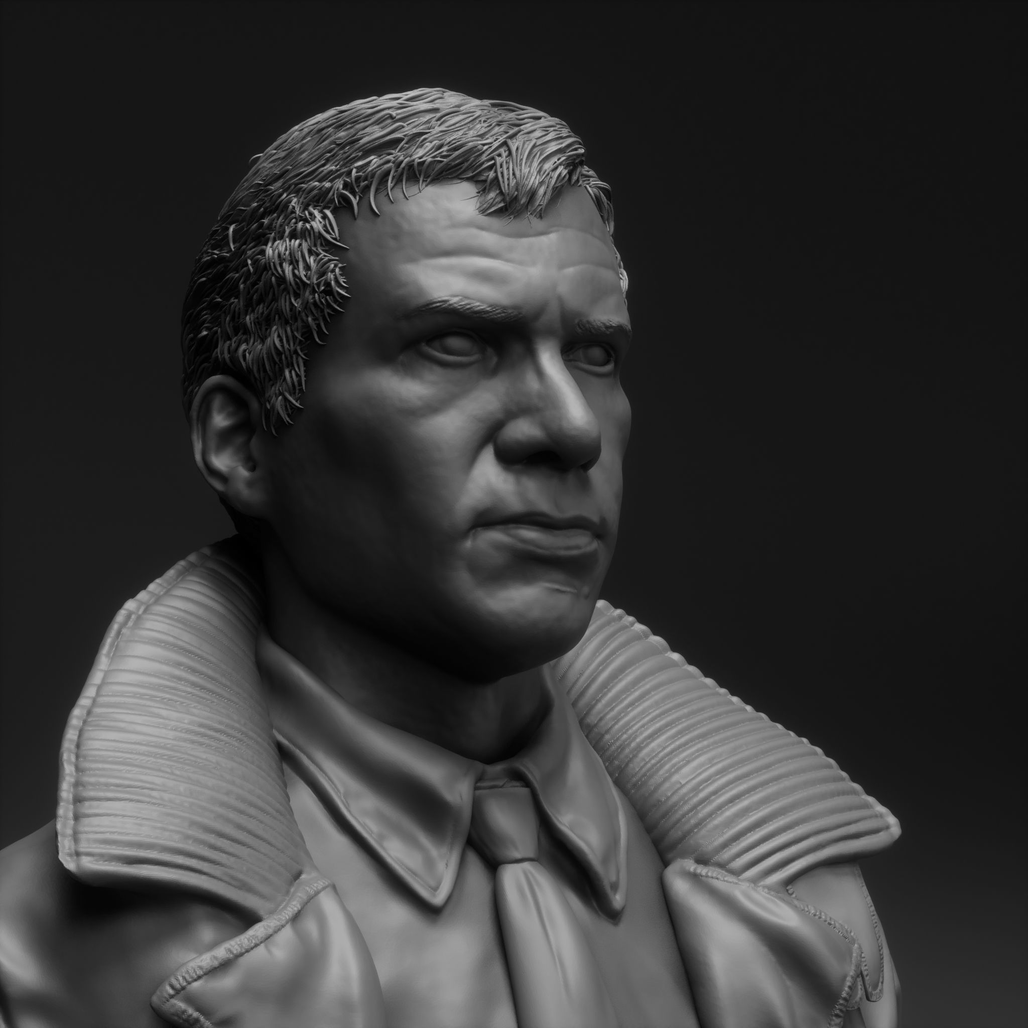 Harrison Ford - Rick Deckard - Blade Runner 3D model 3D printable ...