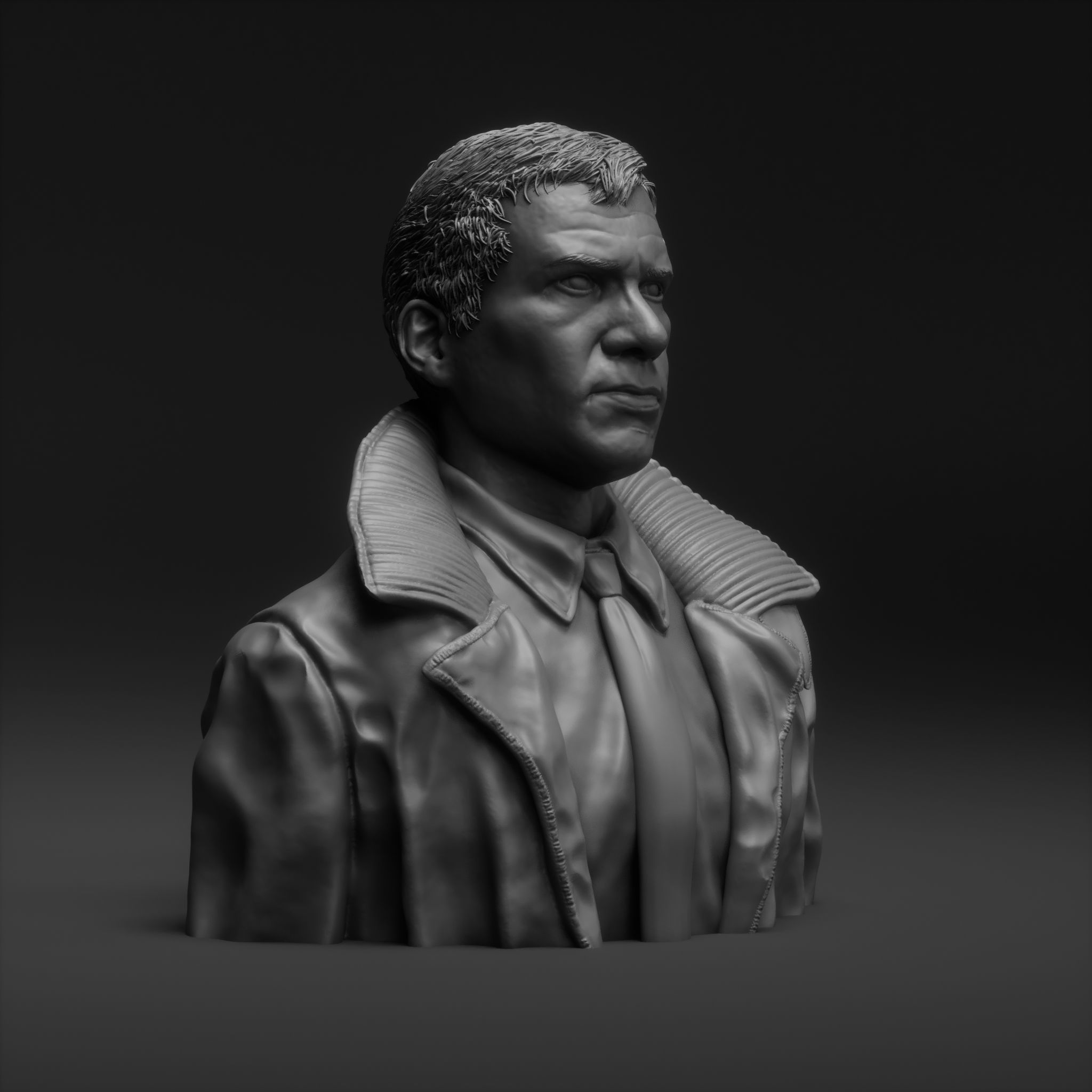 Harrison Ford - Rick Deckard - Blade Runner 3D model 3D printable ...