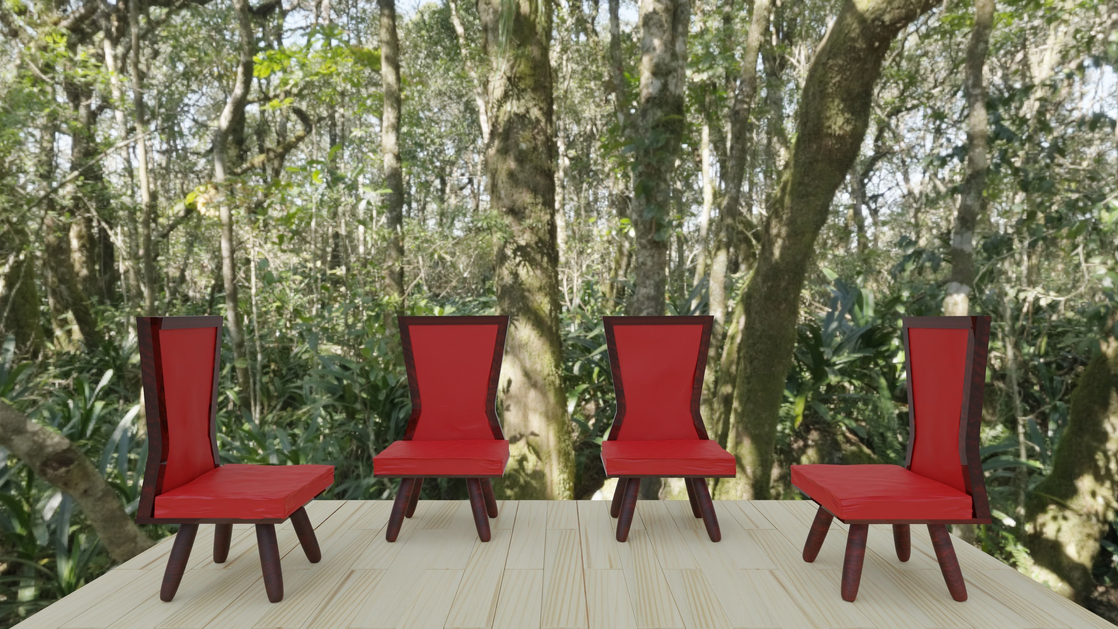 3D Succah sims dining room 3D model | CGTrader