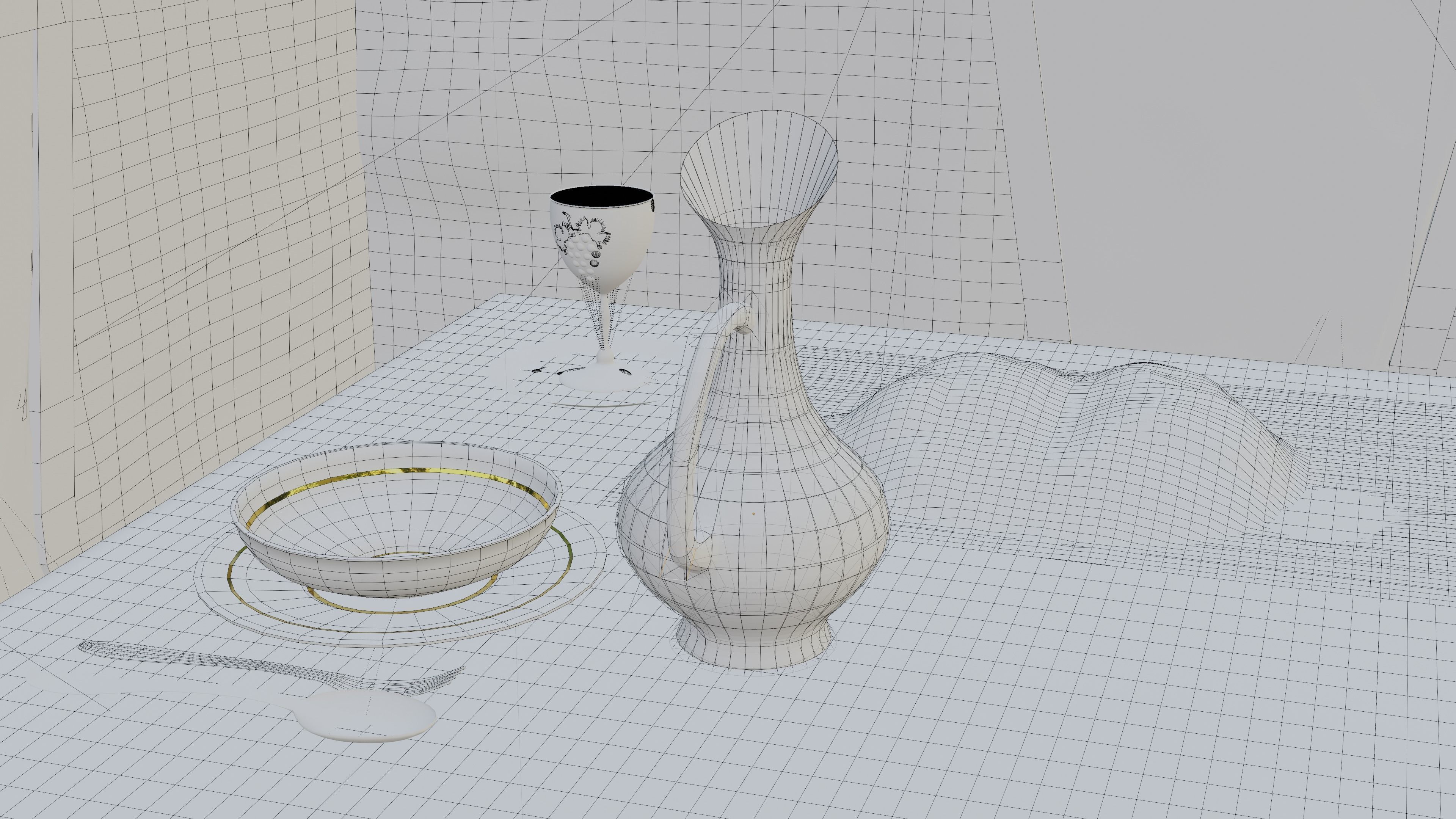 3D Succah sims dining room 3D model | CGTrader