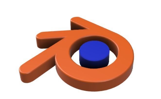 Blender Logo 3D model rigged | CGTrader