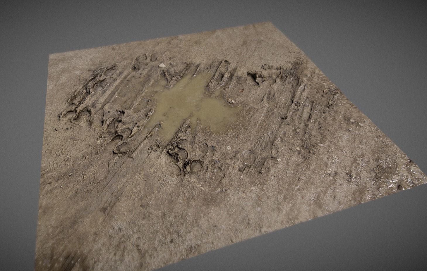 Texture Mud puddle VR / AR / low-poly | CGTrader