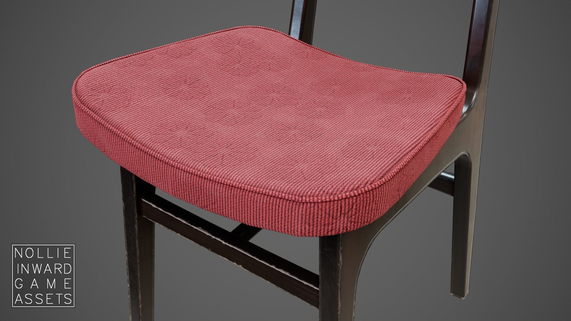 3D model Soviet Chair Variant 1 Dark VR / AR / low-poly | CGTrader